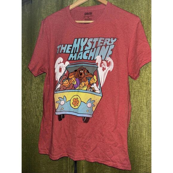 Shirts | Scoobydoo The Mystery Machine Red Tshirt Mens Medium | Poshmark